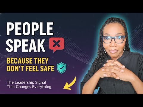 Why Your Team Won't Speak Up: The Leadership Signal That Unlocks Honest ...