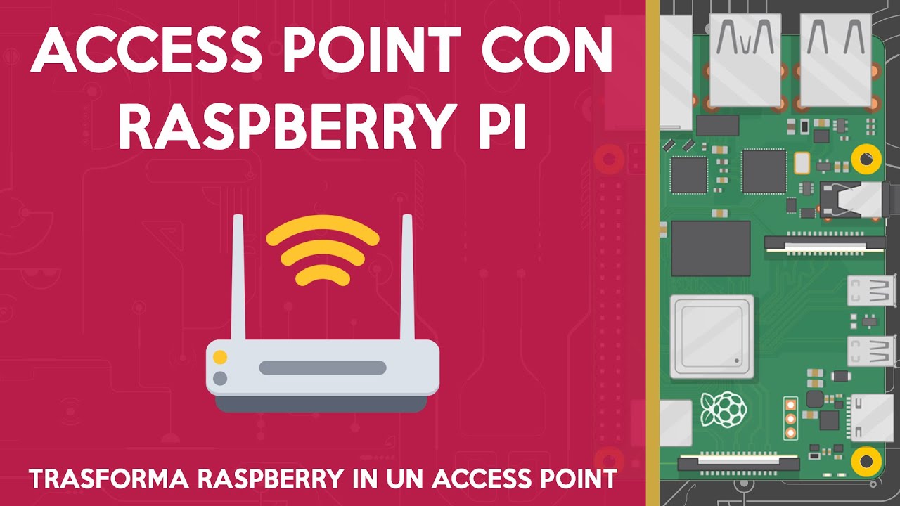 Come creare un ACCESS POINT Wi-Fi con RASPBERRY Pi - YouTube