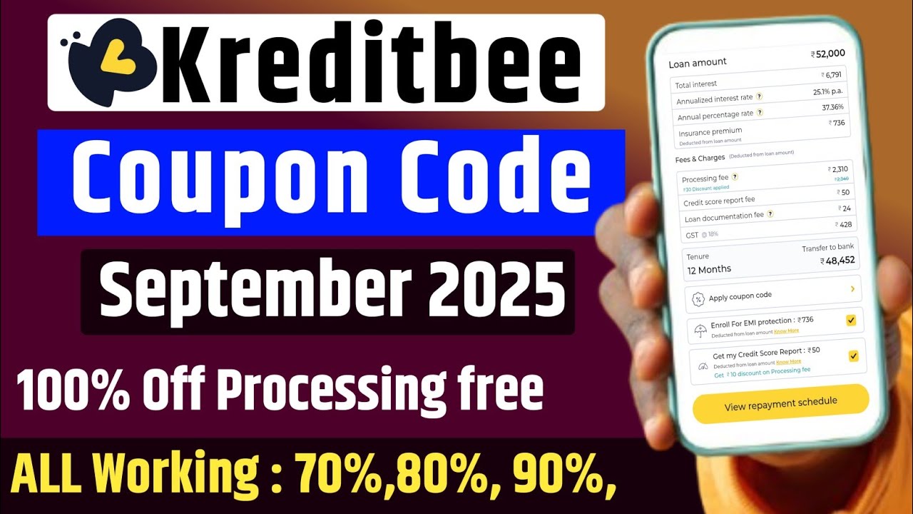 Kreditbee Coupon Code September 2025 | Kreditbee coupon code for ...