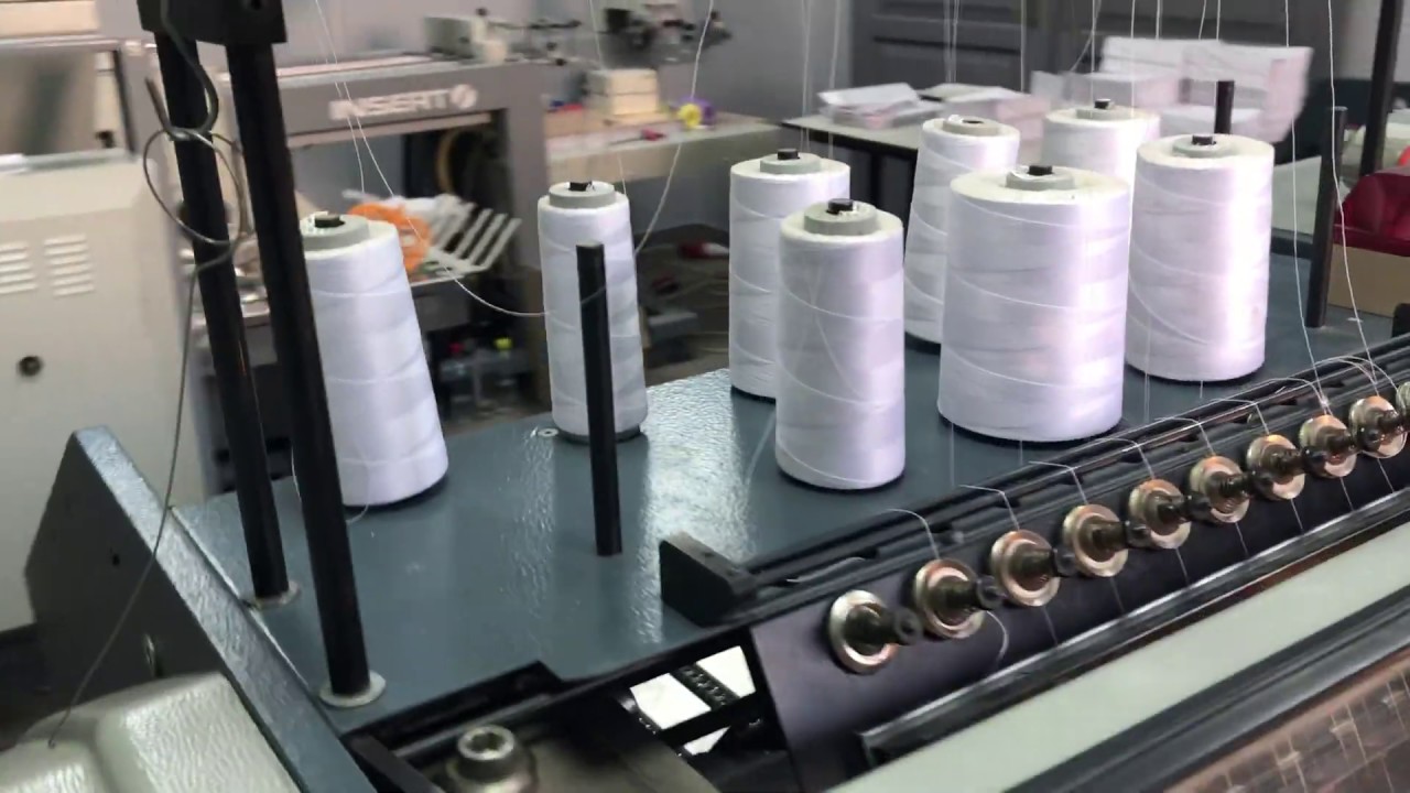 Meccanotecnica Aster Astronic 150 book sewing machine - YouTube