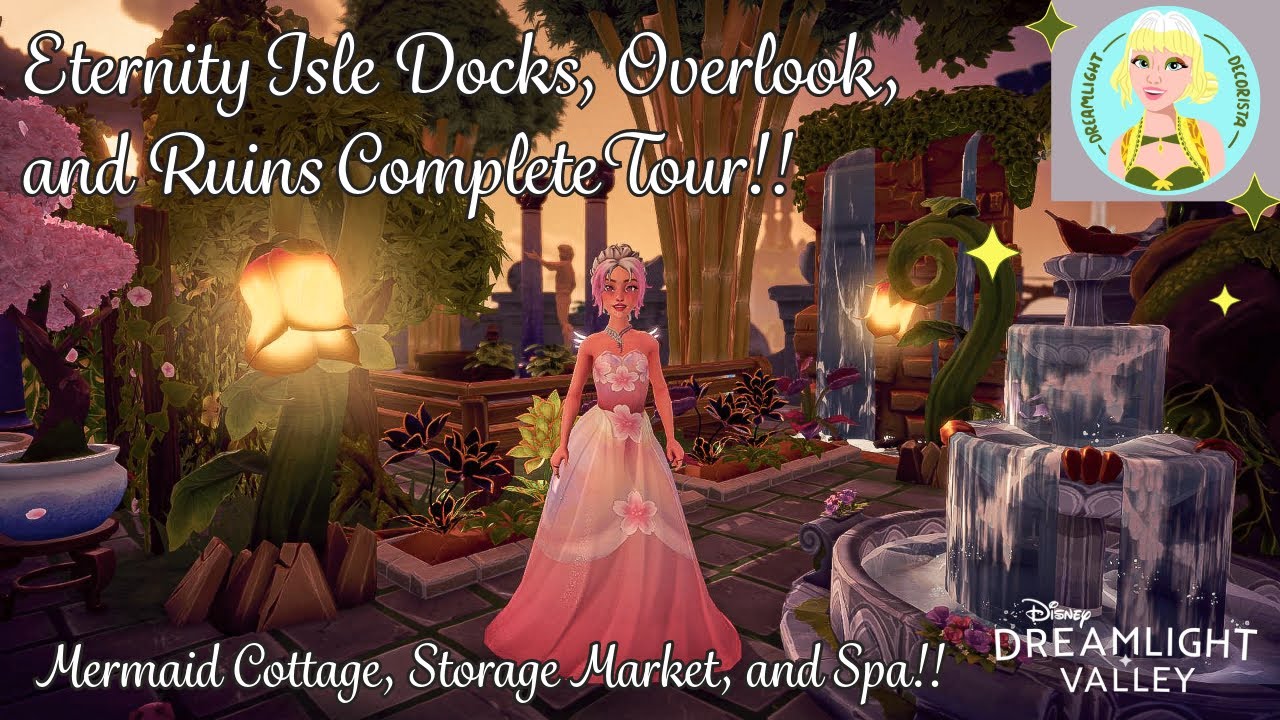 Eternity Isle Docks, Overlook, and Ruins Complete tour! Mermaid Cottage ...