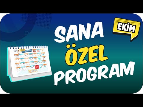 SANA ÖZEL 10.SINIF EKİM AYI PROGRAMIN HAZIR! ✅