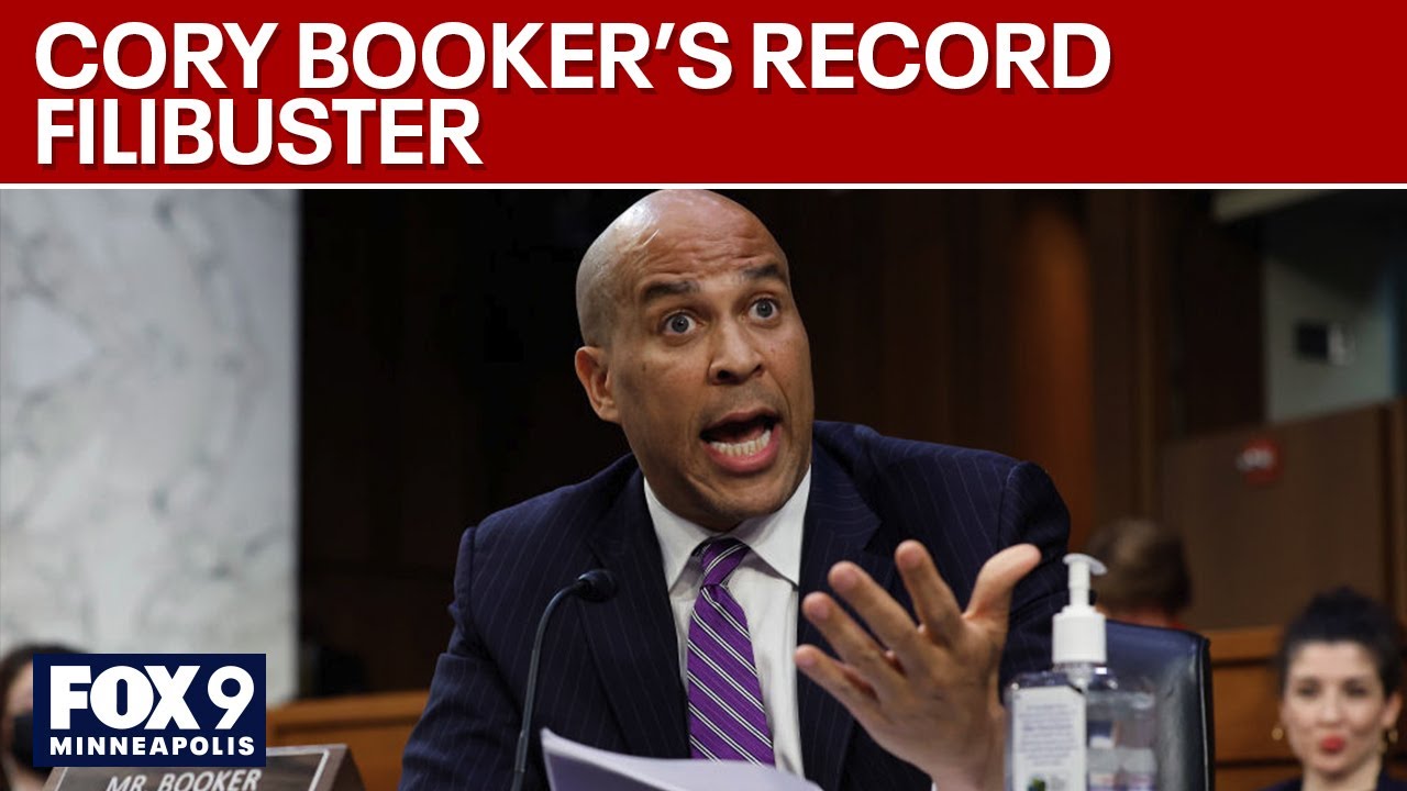 Senator Cory Booker holds record 25-hour filibuster - YouTube