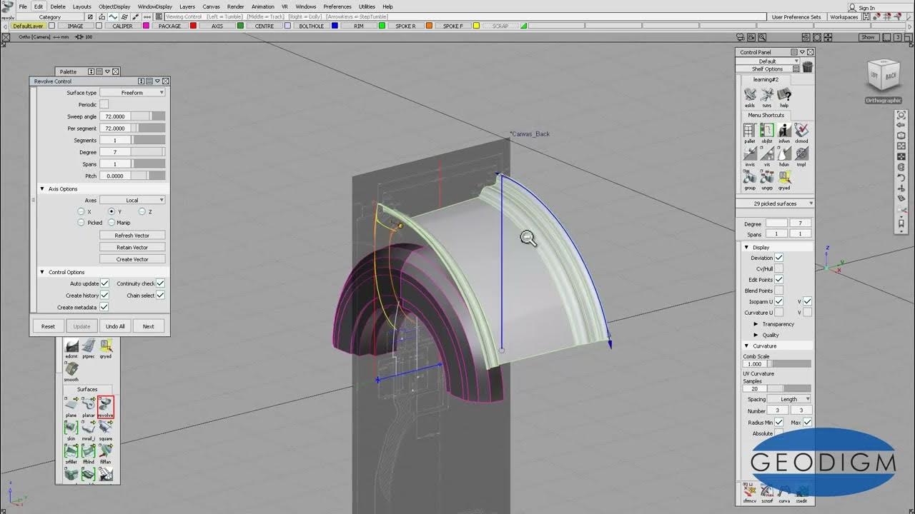 Autodesk Alias Tutorial: Wheel PART 04 - YouTube