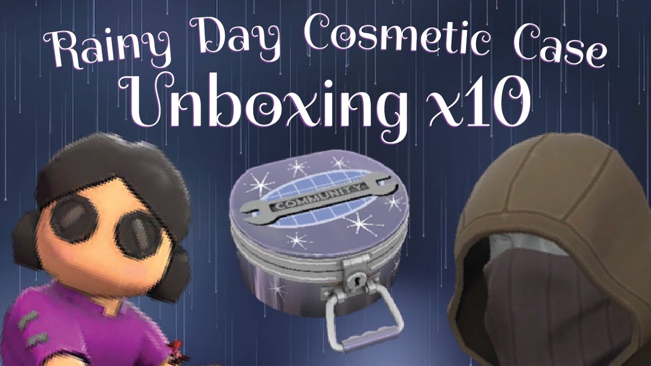 TF2: Unboxing 10 NEW Rainy Day Cosmetic Cases! LUCKY BOXES! - YouTube