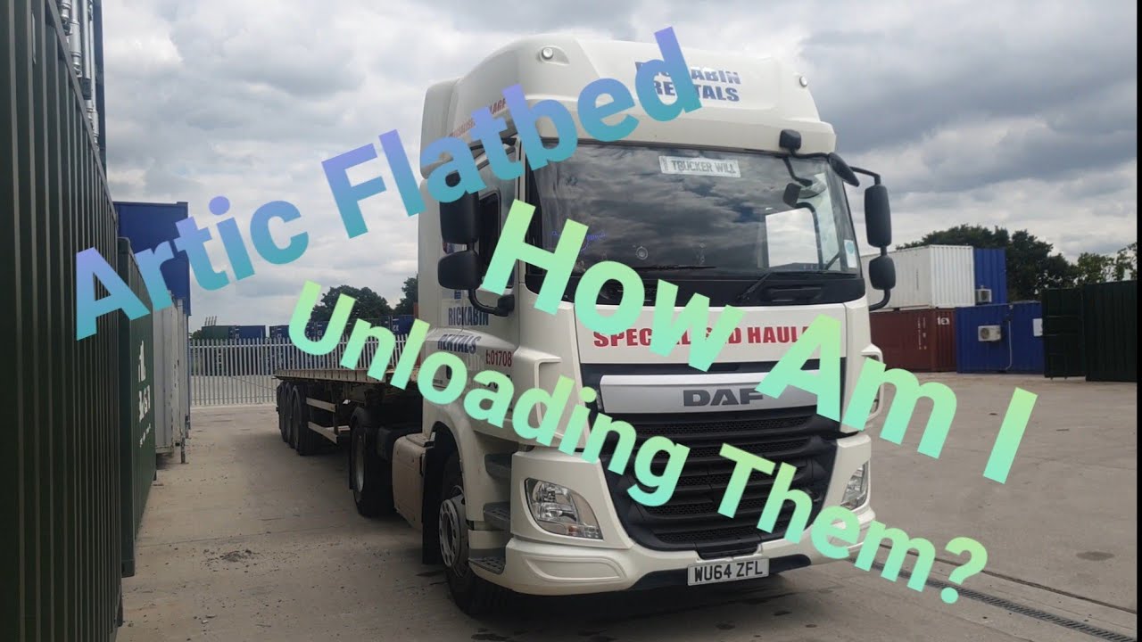 Artic Flatbed | How Am I Delivering These? | Trucker Will | Hiab Life ...