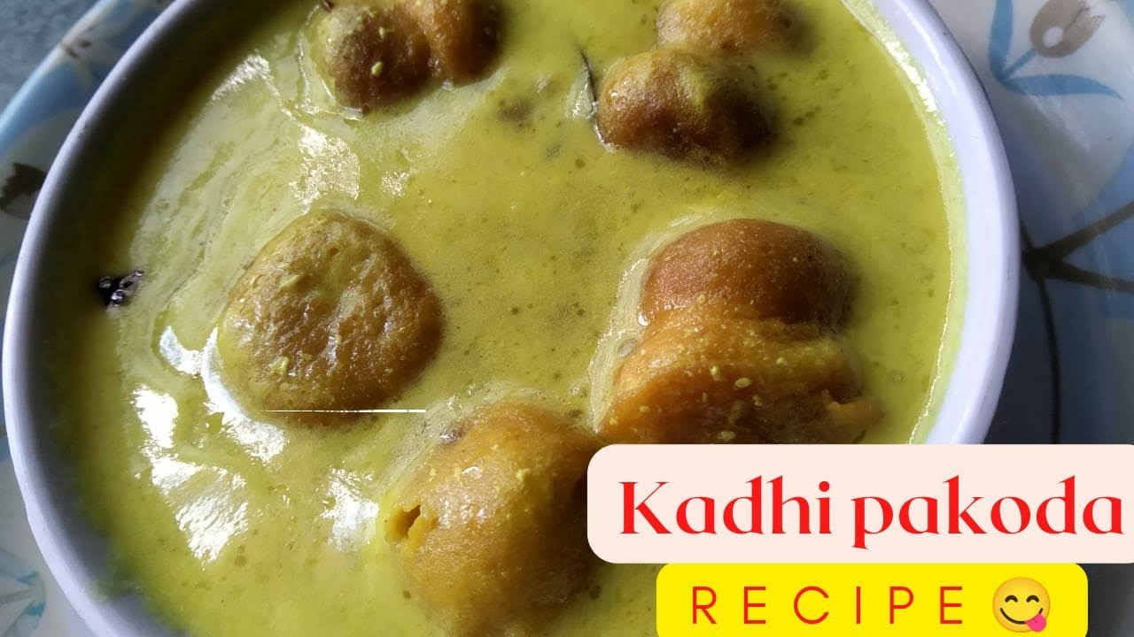 Easy Recipe For Kadhi Pakoda /Kadhi Badi 😋😋 - YouTube