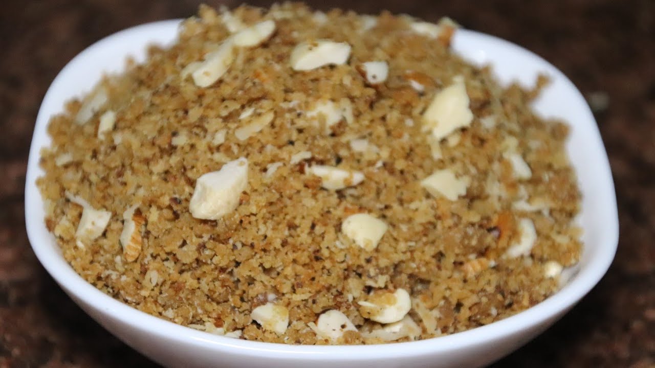 बची हुई रोटी का चूरमा, Leftover Roti Churma with Jaggery, गुड़ देसी घी ...