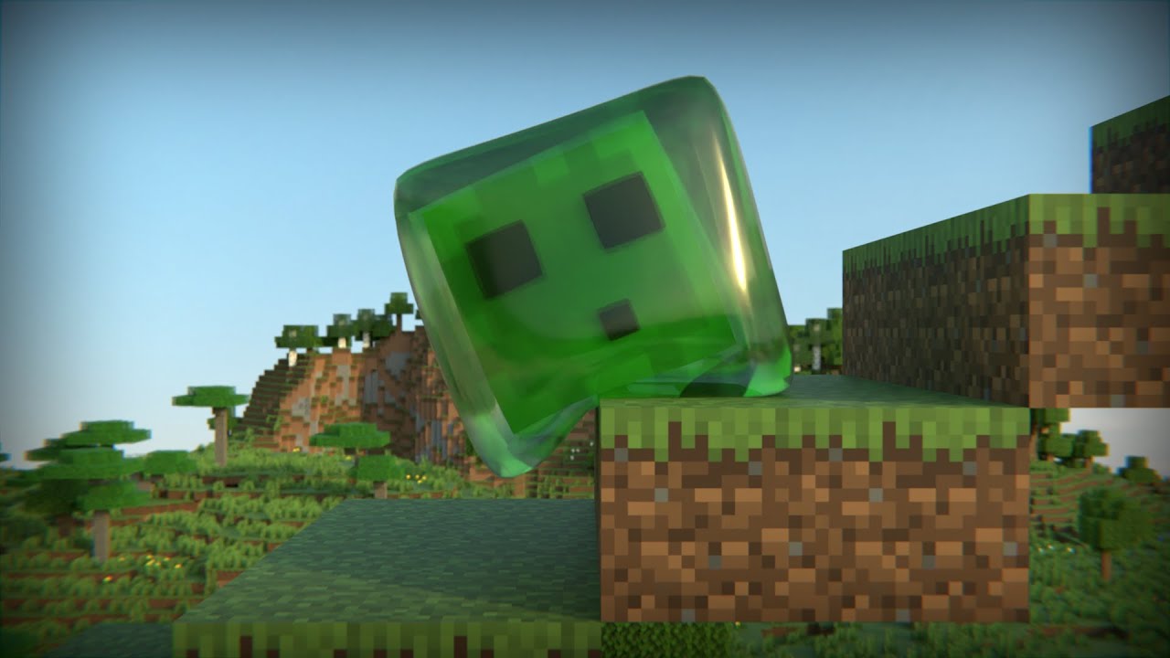Minecraft Jello Slime Course [Softbody Simulation] - YouTube