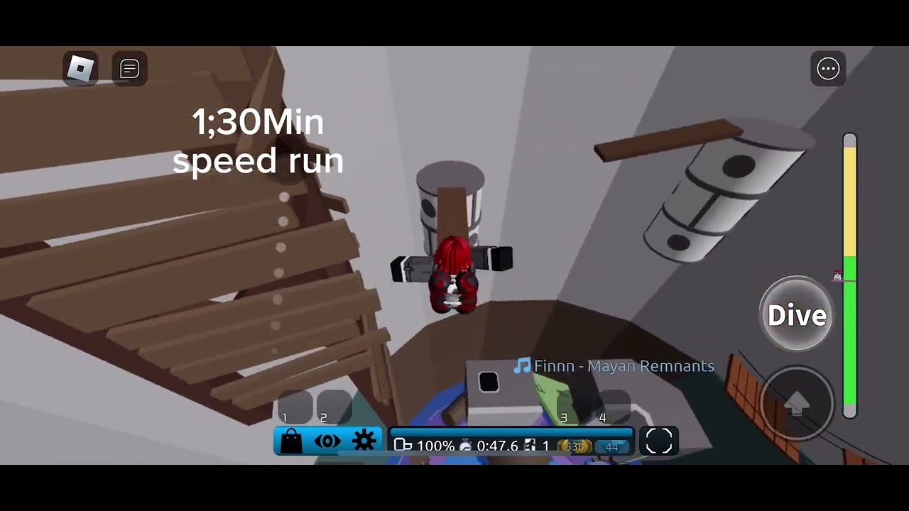 easy tower 1.30 Minute speed run with only me - YouTube
