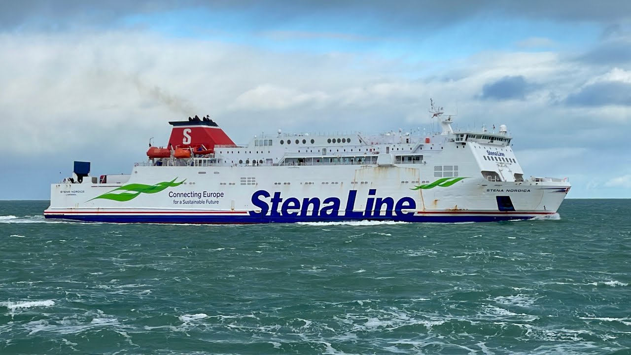 MV Stena Nordica Arrives at Holyhead, 14/1/24 - YouTube