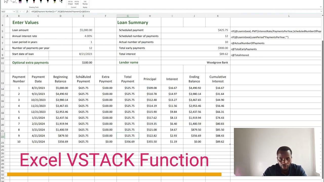 Excel VSTACK Function - YouTube
