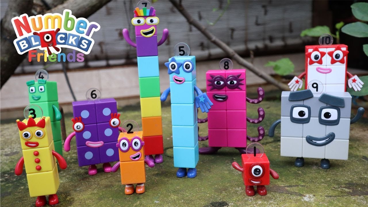 Numberblocks – Unboxing Numberblock Friends 1 to 10 in the forest ...