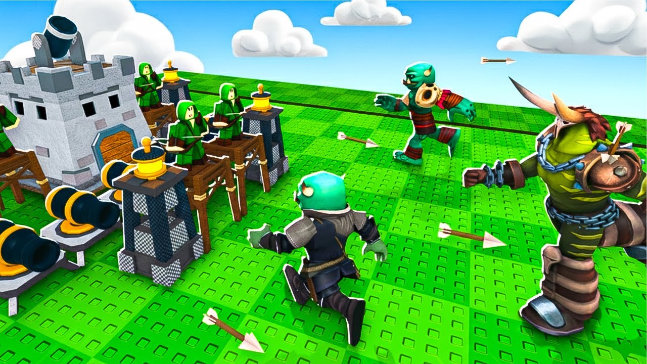 Roblox Defend Your Castle! Epic Gameplay - YouTube