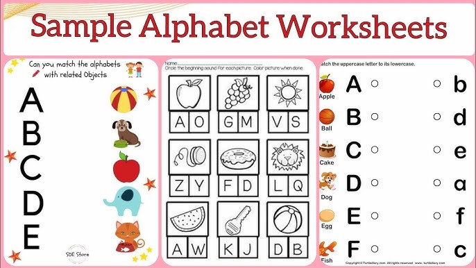 English Alphabet Worksheets