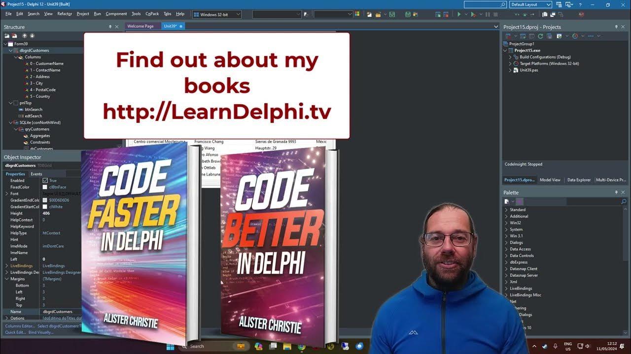A Simple Firedac Sqlite Application Delphi 234 Youtube
