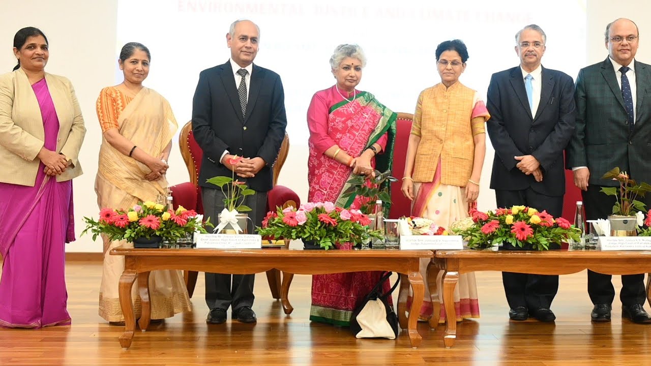 Justice B V Nagarathna delivered a lecture on "Environmental Justice ...