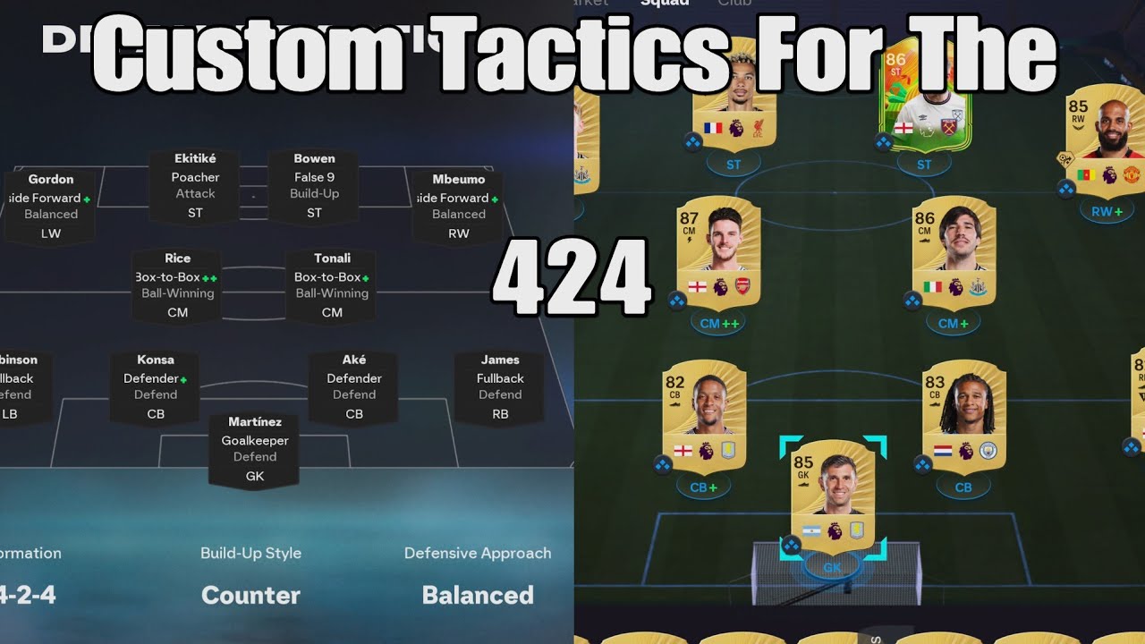 "Post Patch" BEST Custom Tactics For The 424 On FC26!! 🔥😁 - YouTube