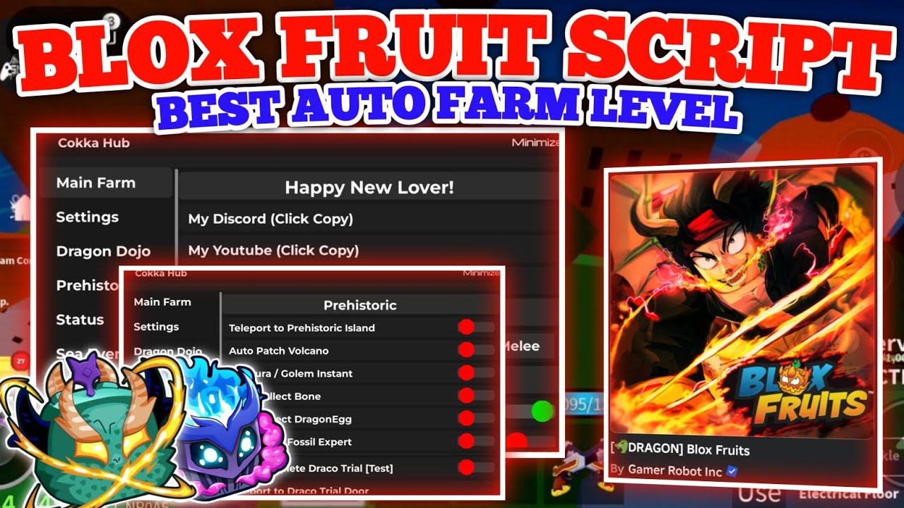 Cokka Hub Roblox Script | New Blox Fruits Script Update Best Auto Farm Level - YouTube
