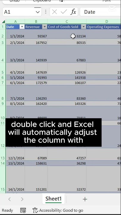 Excel Auto-Size Hack: Instantly Fit Text in Columns & Rows! - YouTube