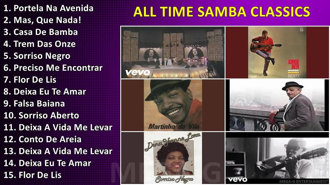 All Time Samba Classics ~ Sus Mejores Éxitos - YouTube