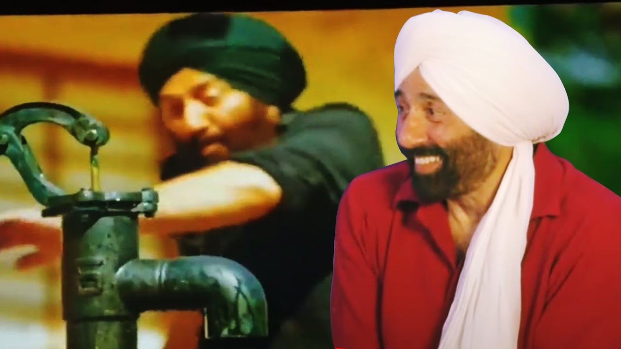 Sunny Deol Reacts To His Handpump Scene In Gadar 2 - YouTube