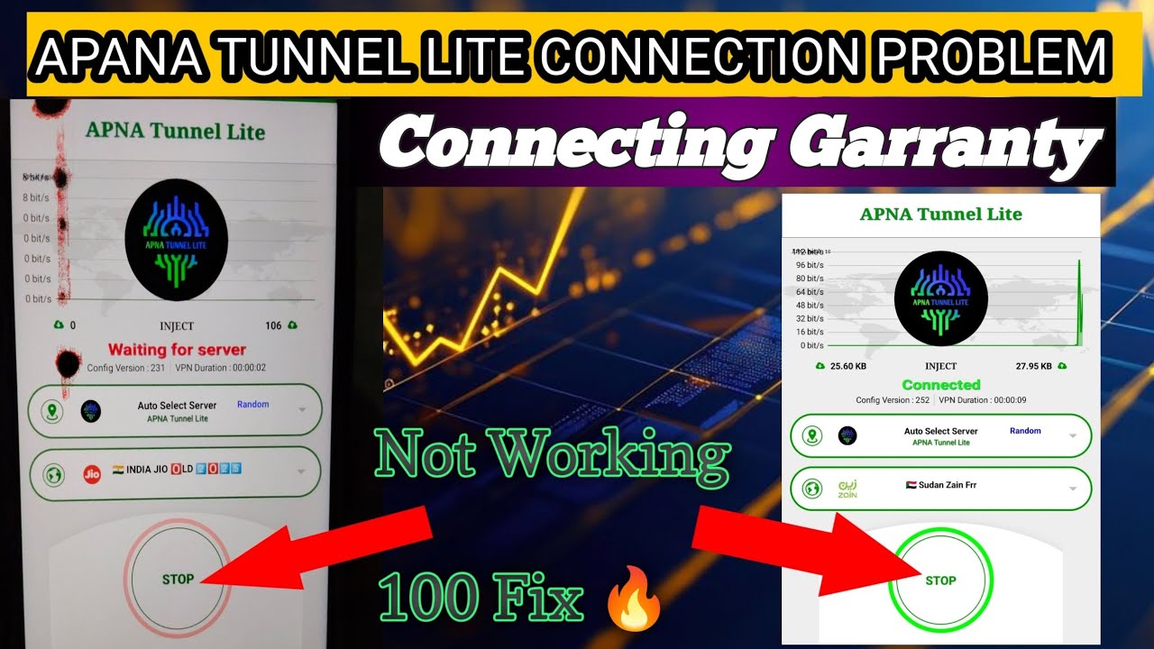 Apna Tunnel Lite Connecting Problem || Solution || Apna Tunnel Lite Connection Problem - YouTube