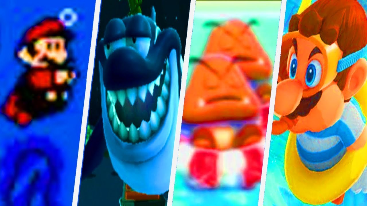 Evolution of Water Levels in Super Mario Games (1985 - 2017) - YouTube