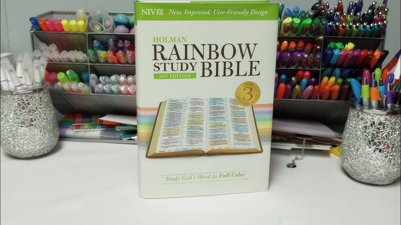 Rainbow Study Bible at a second glance - YouTube