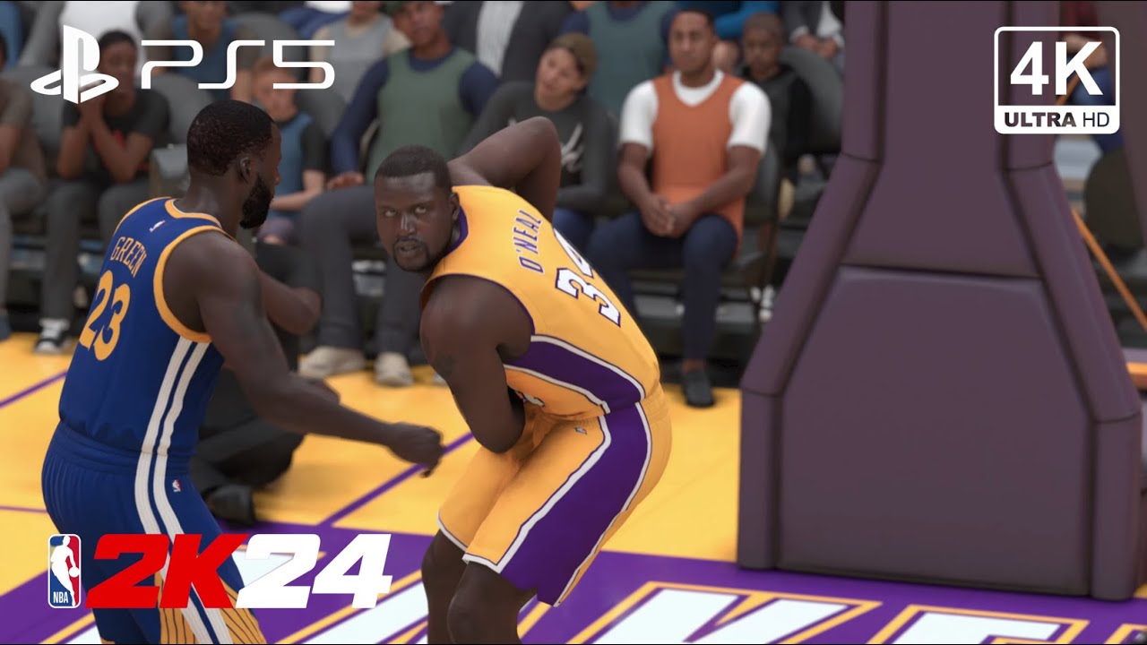 NBA 2K24 | Shaquille O'Neal Dunks 12 Times In Hall Of Fame Against ...