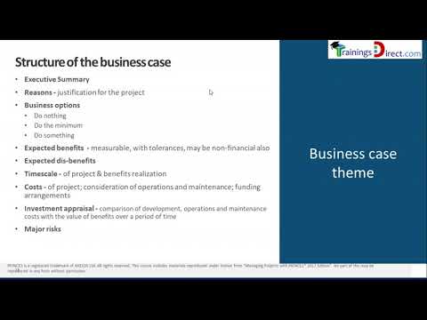 The Business Case theme PRINCE2 Practitioner by 1WorldTraining.com ...