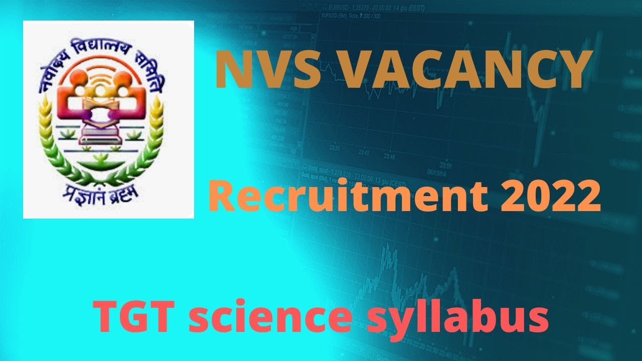 Navodaya Vidyalaya Samiti (NVS) TGT SCIENCE syllabus 2022 - YouTube