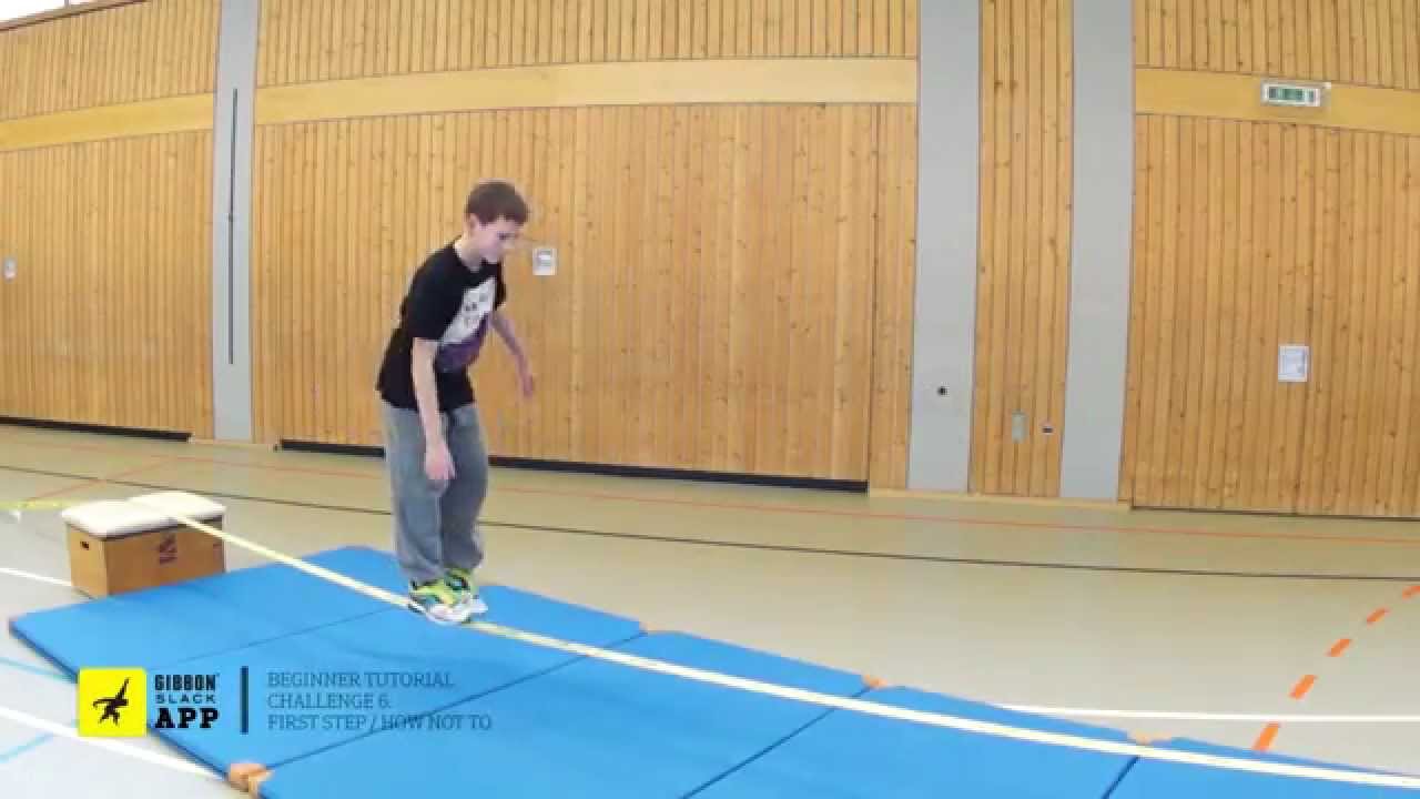 HOW TO SLACKLINE - with the GIBBON SLACK APP - YouTube