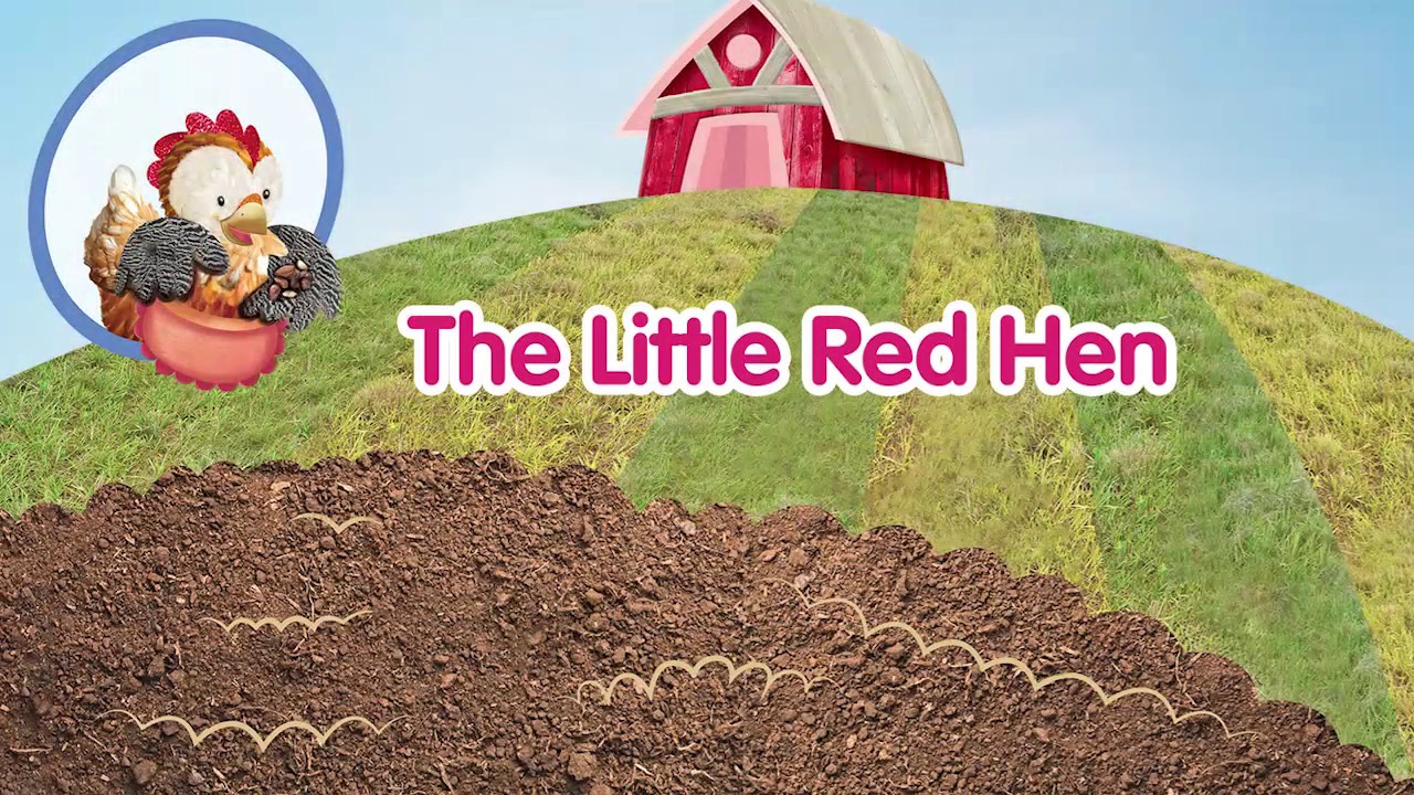 The Little Red Hen - A read-along story for very young learners - YouTube