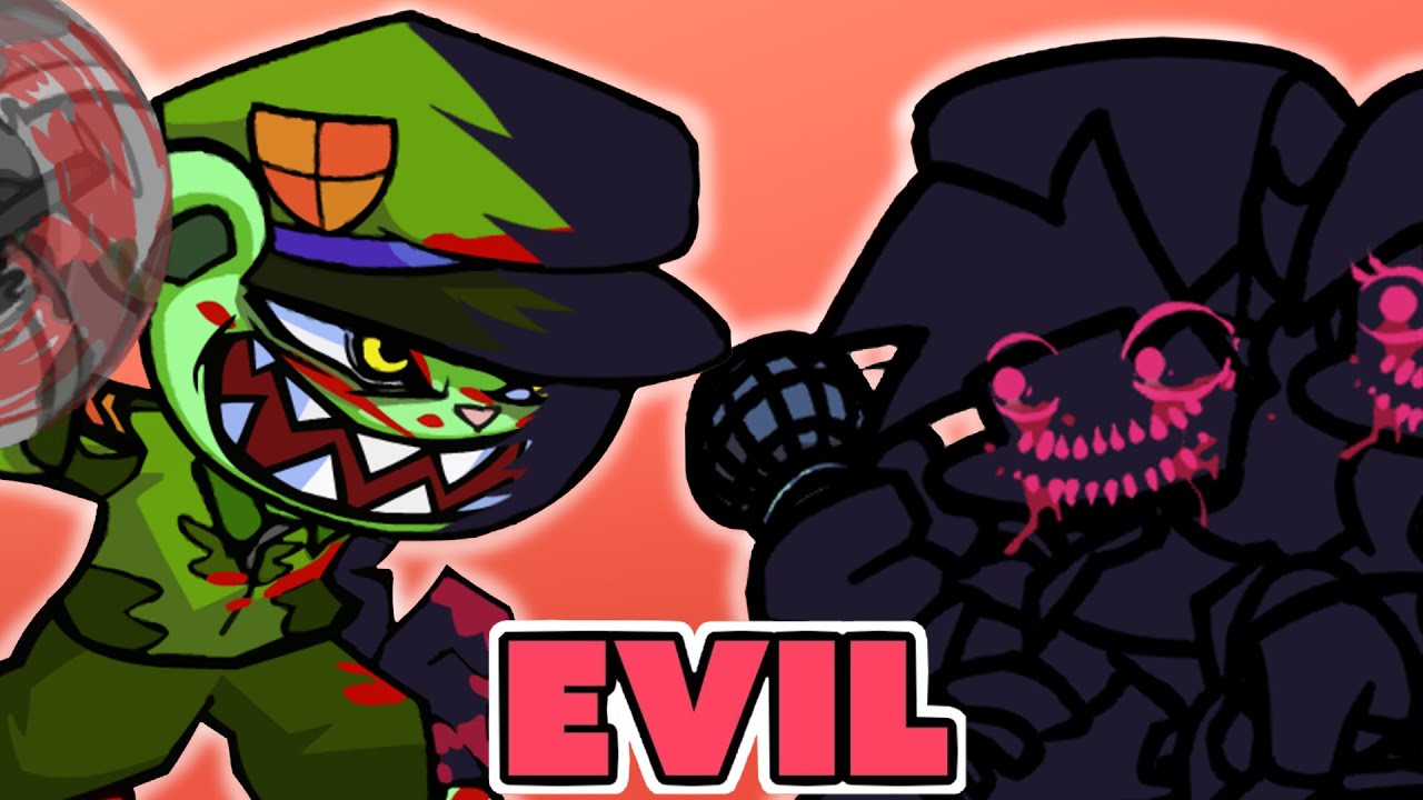 Friday Night Funkin' Flippy VS EVIL Boyfriend DAY 2 (Flipped Out) - YouTube