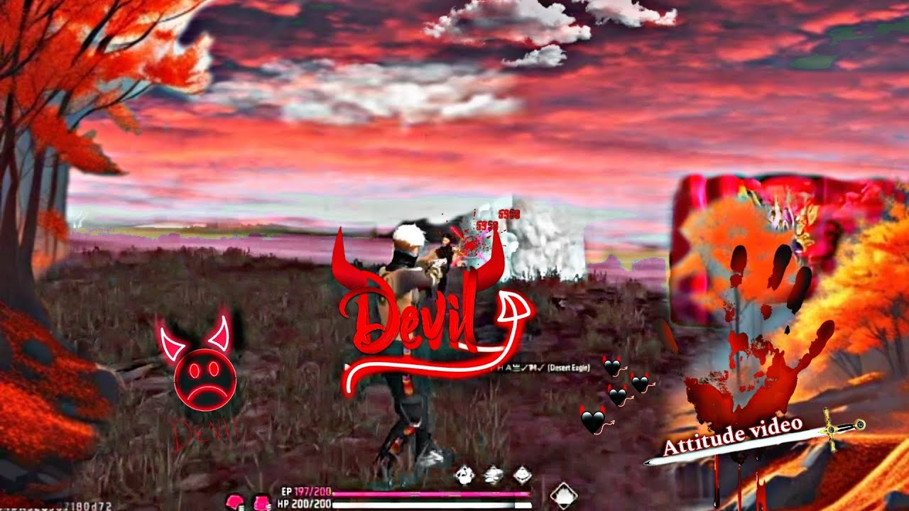 Free Fire Devil Attitude Video 😈 ll #freefire #viral #attitude # ...