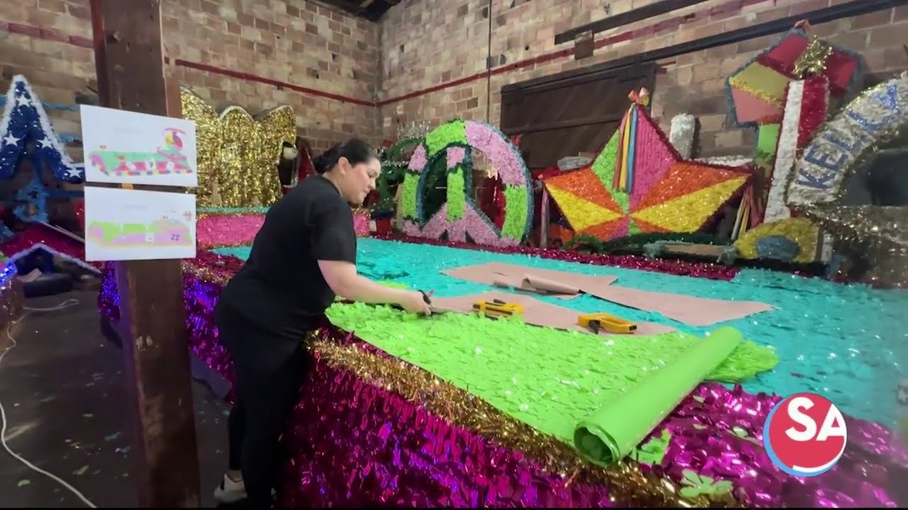 Meet the float makers behind the Fiesta Parades - YouTube