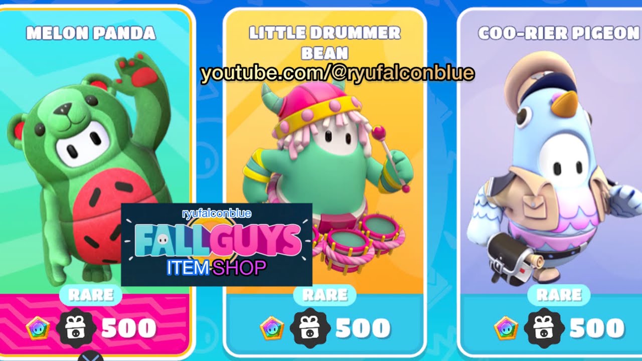 🛒🚨 MELON PANDA! - FALL GUYS item shop| ryufalconblue - YouTube