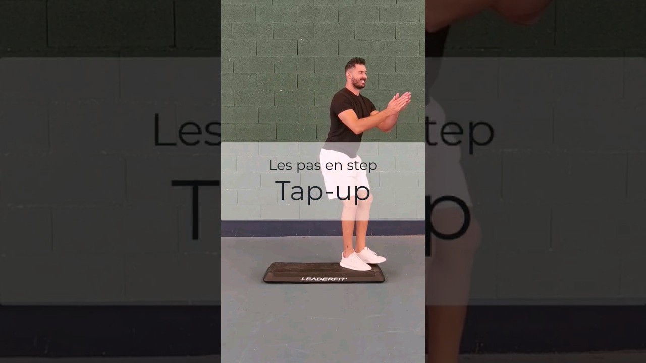 Le pas d'attente en step : le tap-up #stepaerobics #lespasenstep # ...