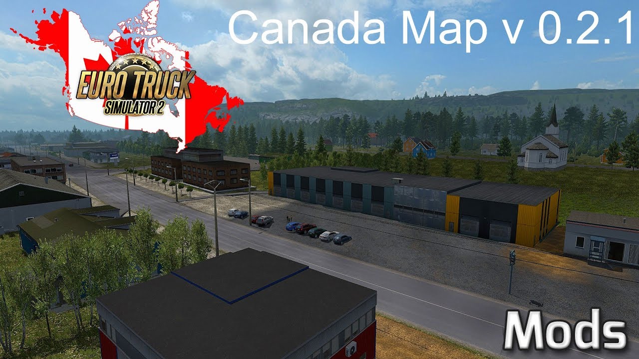 ETS2 v1.32 I Mod ️ Canada Map v 0.2.1 - YouTube