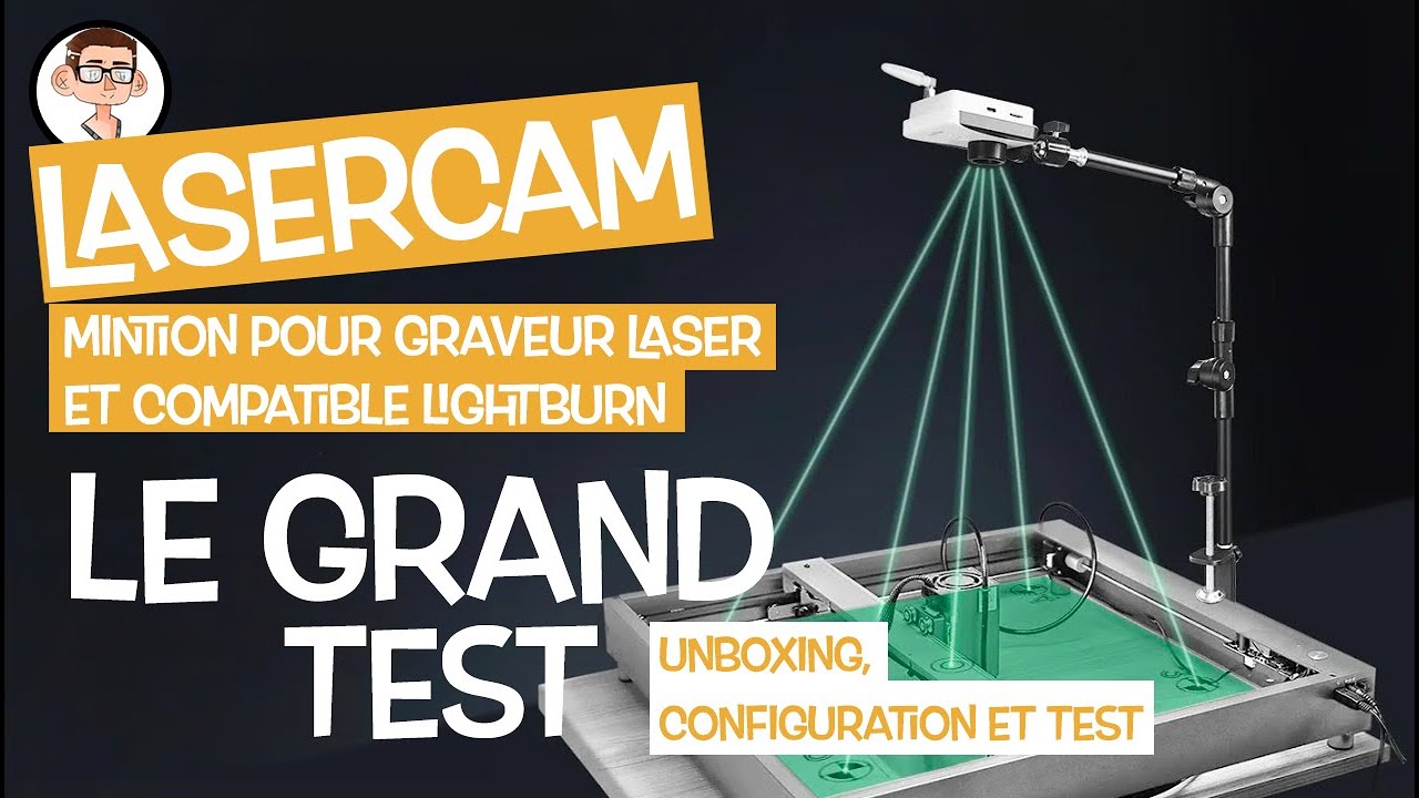 Lasercam Mintion pour graveur laser et compatible Lightburn : Le Grand ...