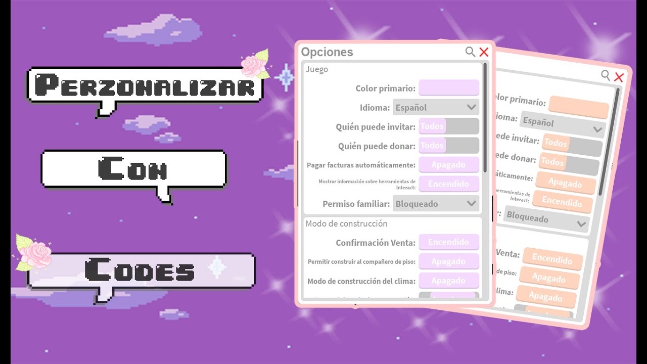 🌸CODES DE COLORES PARA PERSONALIZAR TU BLOXBURG🌸💫 -𝓡𝓞𝓑𝓛𝓞𝓧 - YouTube