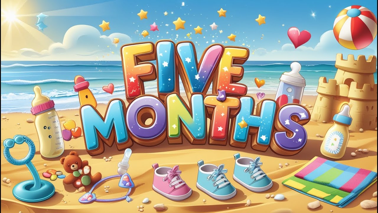 🌴 "Milestone: Baby’s 5th Months Countdown & Happy Birthday Song 🎉 ...
