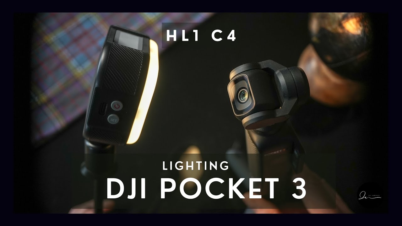 Portable Lighting With The DJI Osmo Pocket 3 // iFootage Anglerfish HL1 C4 - YouTube
