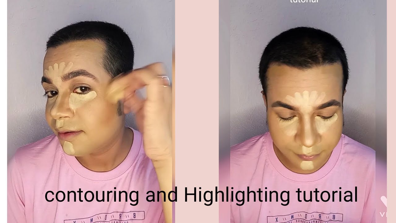 Face correction||Contouring and Highlighting||How to do correct face ...