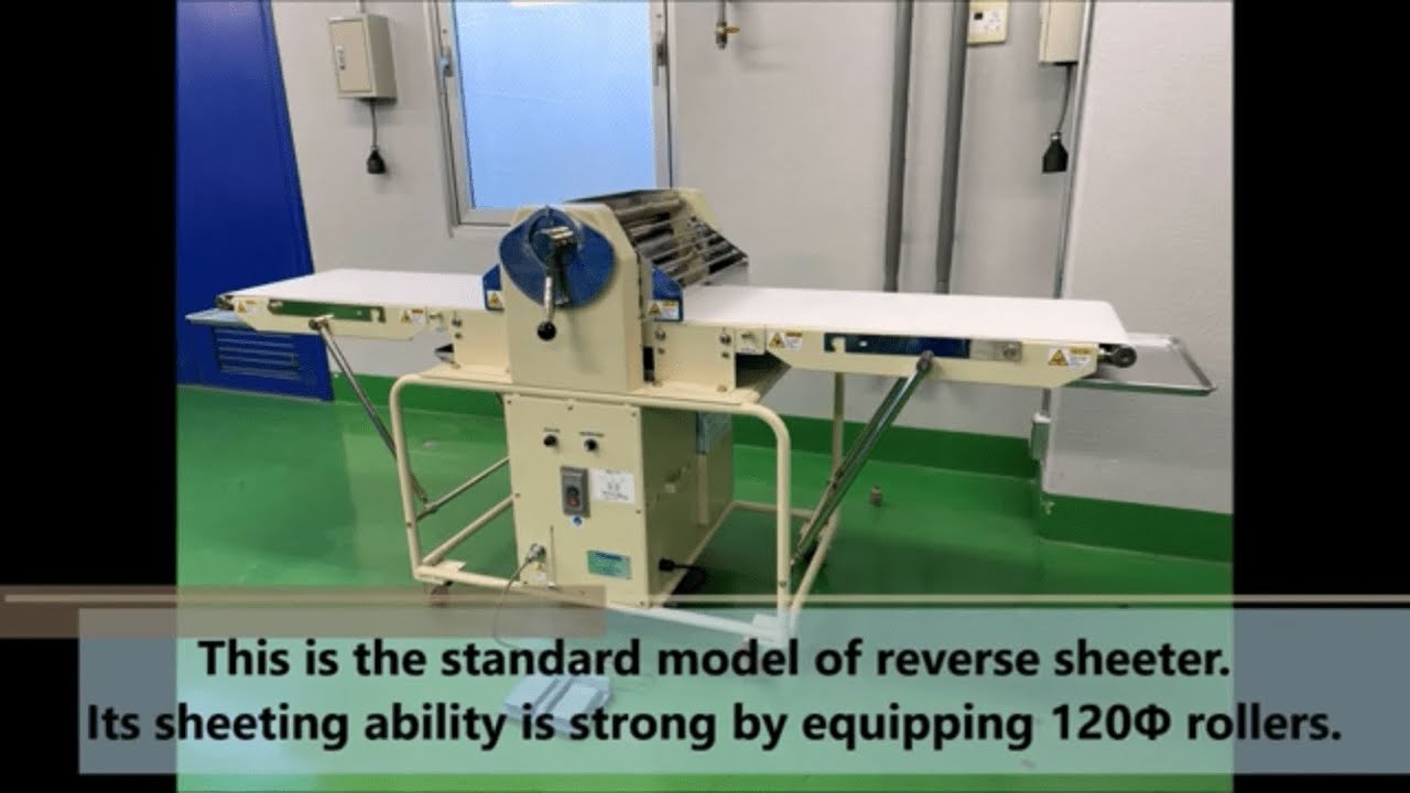 Reverse Sheeter KR25 Kamata Machine Works Co. - YouTube