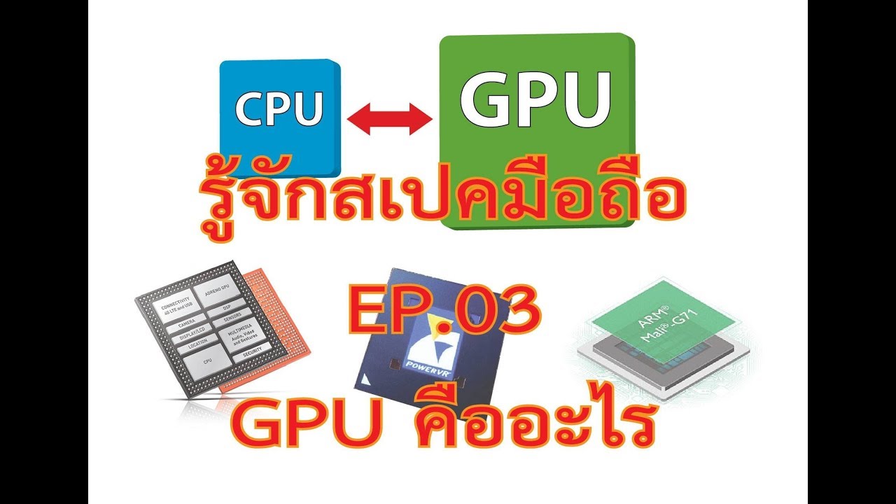 [สาระไอที] รู้จักสเปคมือถือ กันเถอะ EP.3 : GPU คืออะไร มีอะไรบ้าง มีผล ...