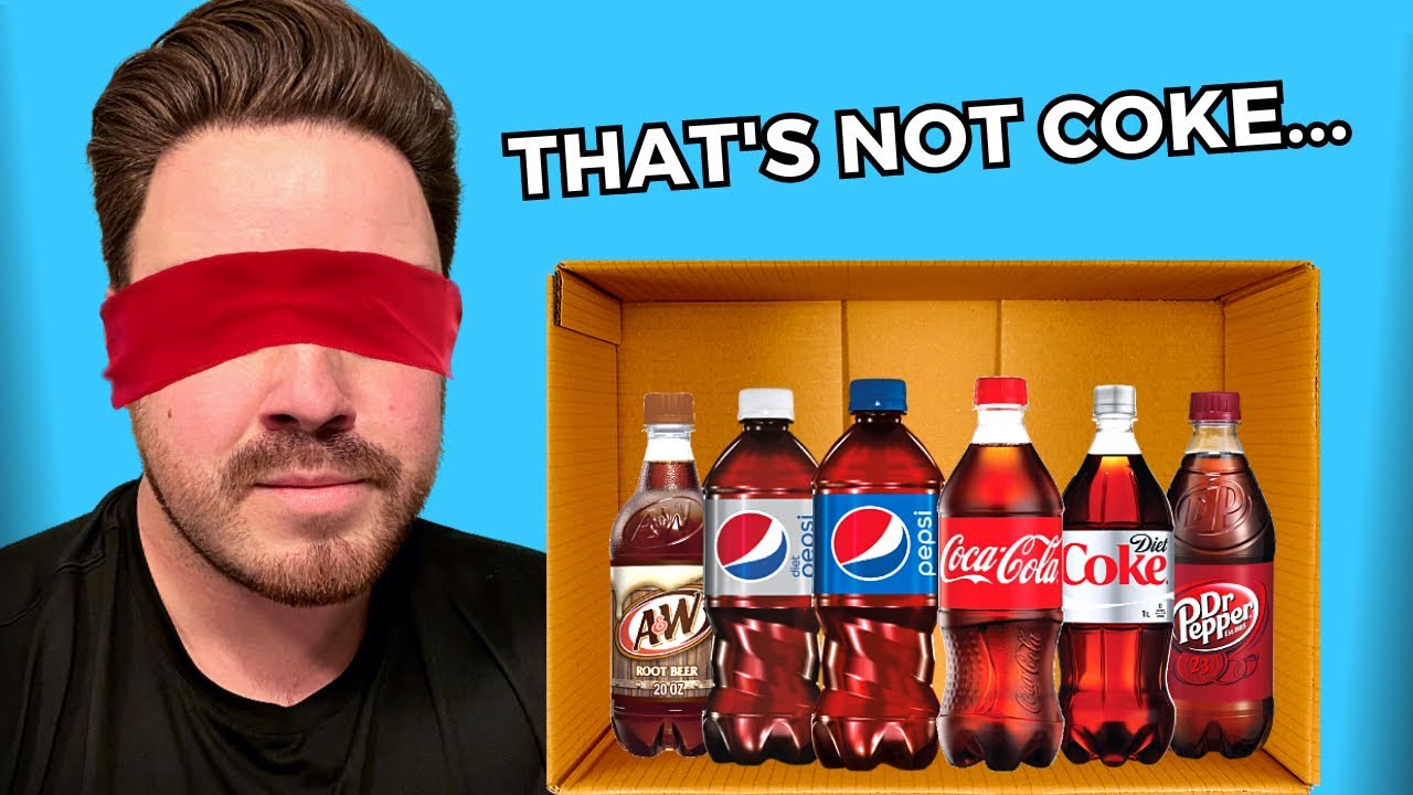 BLIND Soda Taste Test - YouTube