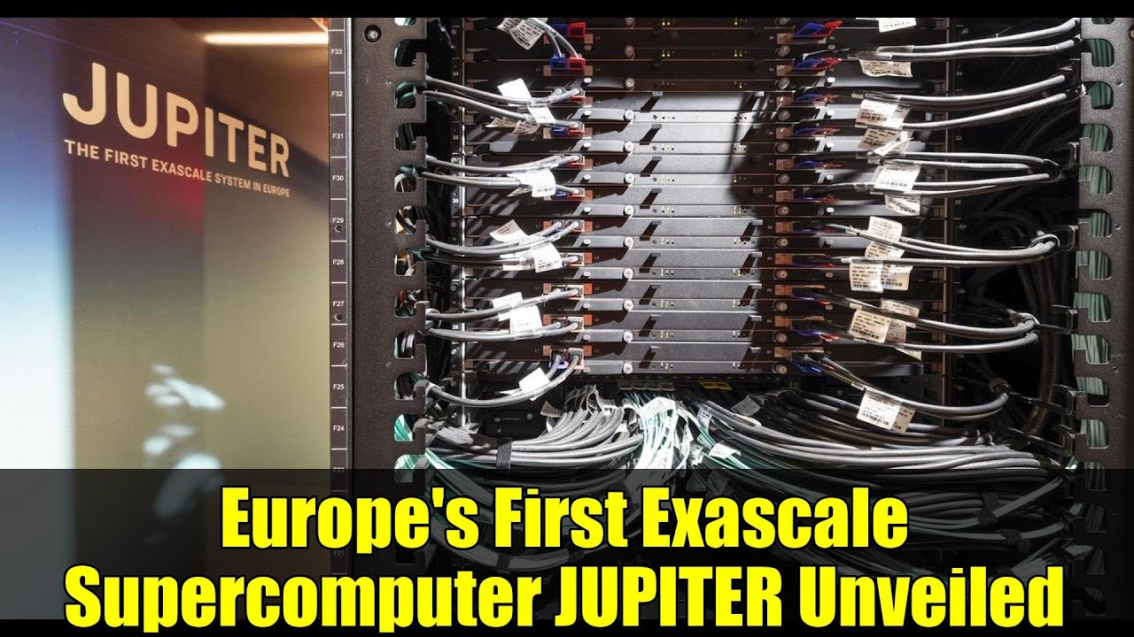 Europe's First Exascale Supercomputer JUPITER Unveiled - YouTube