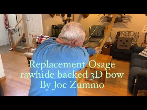 Replaced the broken 3D self bow. New stave. Kindling bow! Joe Zummo ...
